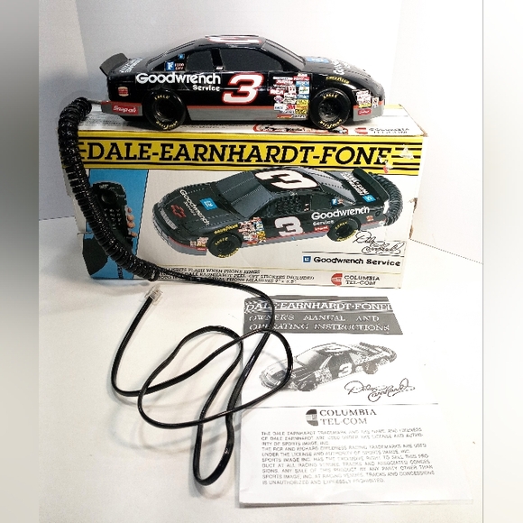 Nascar | Other | Vintage Nascar Dale Earnhardt Car Phone Fone 3 ...